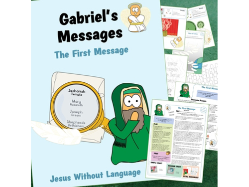 Gabriel's Messages - Advent 1 - Zechariah. Kidmin lesson & Bible crafts ...