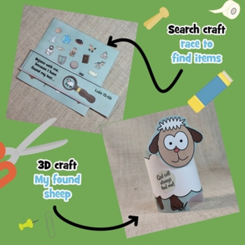 The Lost Sheep - Luke 15 - Kidmin Lesson & Bible Crafts | Teaching ...