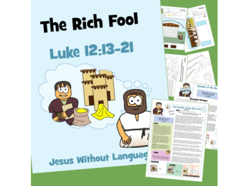 The Parable of the Rich Fool- Luke 12 - Kidmin Lesson & Bible Crafts ...
