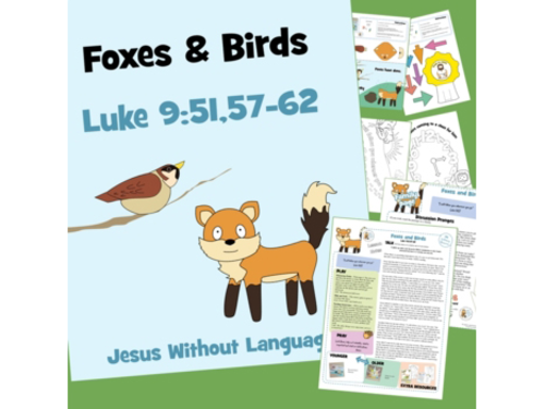 Foxes and Birds - Luke 9 - Kidmin Lesson & Bible Crafts | Teaching ...