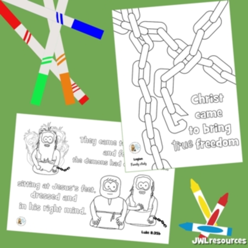 Legion (Gerasene Demoniac) - Luke 8 - Kidmin Lesson & Bible Crafts ...