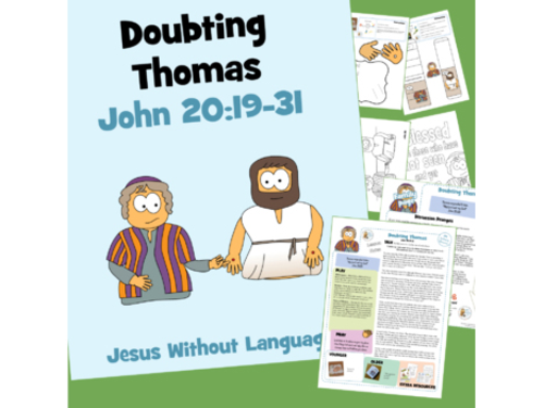 Doubting Thomas - John 20 - Kidmin Lesson & Bible Crafts | Teaching ...