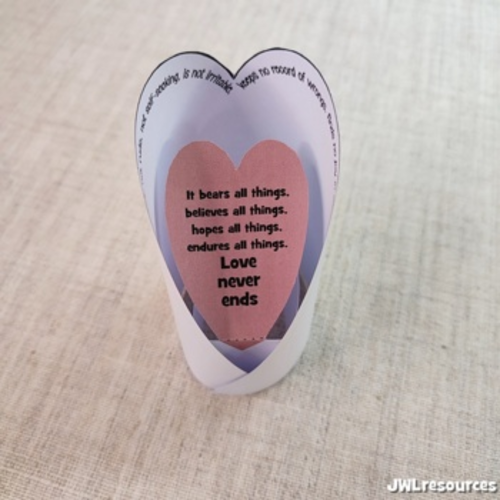 Love is- Sunday School Lesson & Bible Crafts - 1 Corinthians 13 ...
