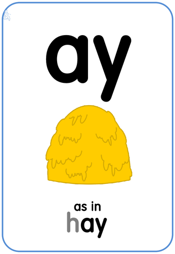 Long A ay grapheme Phonics word work lessons, worksheets and activities ...