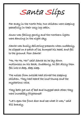 A magical Christmas story | Teaching Resources