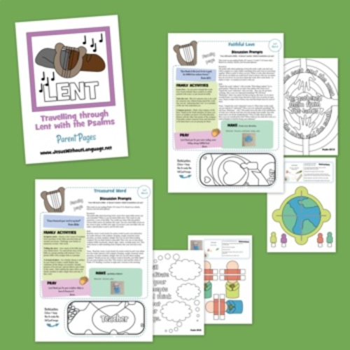 Lent through the Psalms - Family Lent study. | Teaching Resources