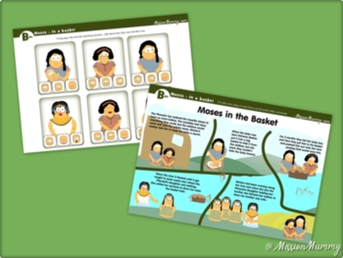 Preschool : Baby Moses in the Basket : 1 week topic pack | Teaching ...