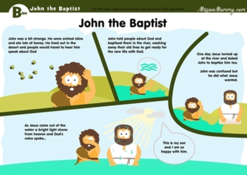 Preschool : John the Baptist : 1 week topic pack | Teaching Resources