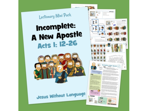 A new apostle Kidmin Lesson & Bible Crafts - Acts 1 | Teaching Resources