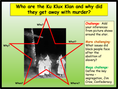 KKK Ku Klux Klan | Teaching Resources