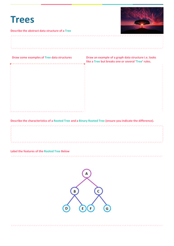 Tree Data Structure - Scaffold and ANSWERS | Teaching Resources Tree Data Structure - Scaffold and ANSWERS | Teaching Resources