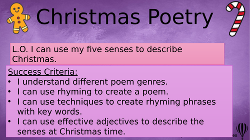 KS2 Christmas Poetry Unit - 3 Lessons, PowerPoints, Resources ...