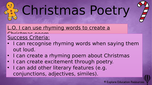 KS2 Christmas Poetry Unit - 3 Lessons, PowerPoints, Resources ...