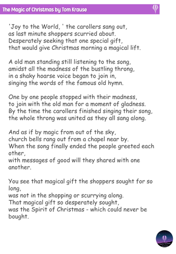 KS2 Christmas Poetry Unit - 3 Lessons, PowerPoints, Resources ...