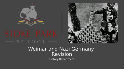 Weimar and Nazi Germany revision pack | Teaching Resources