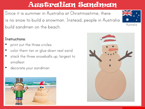 Christmas Around the World Arts & Crafts | Teaching Resources