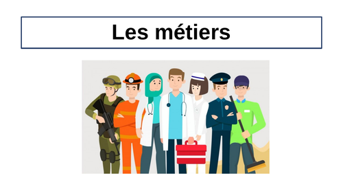 Classons les metiers - Classify jobs | Teaching Resources