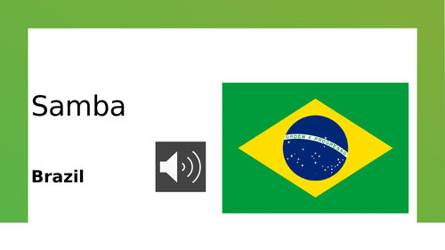 OCR Rhythms of the World - Samba (Includes listening quiz, worksheets ...