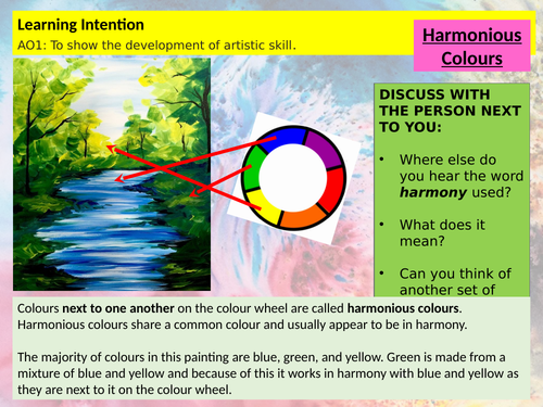 ONE OFF LESSON: KS3 Christmas Themed Watercolour Lesson - Colour Theory ...