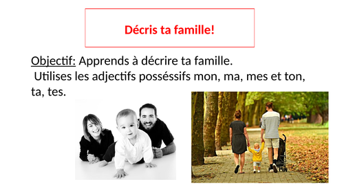 Décris ta famille! | Teaching Resources