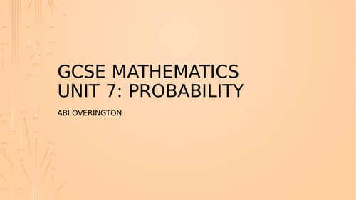 GCSE Probability | Teaching Resources