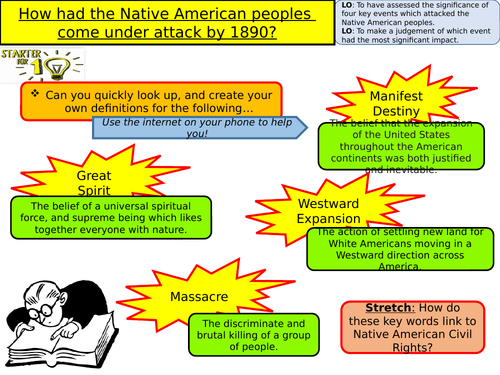 Civil Rights How had the Native American peoples come under attack by ...