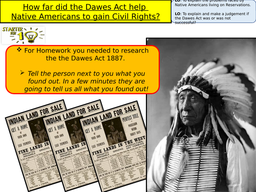 How far did the Dawes Act help Native Americans to gain Civil Rights ...