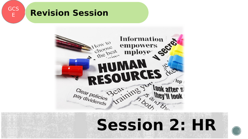 GCSE Business Revision Lesson: Topic 6 - Human Resources | Teaching ...