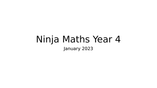 Year 4 Maths Meeting | Teaching Resources