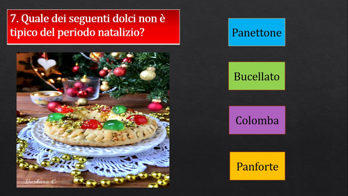 Italian Christmas Quiz | Teaching Resources