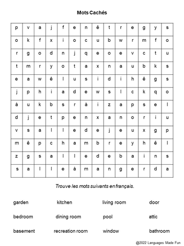 La Maison - French House Vocabulary & Activities | Teaching Resources