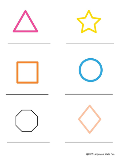 Las Formas - Shapes in Spanish | Teaching Resources