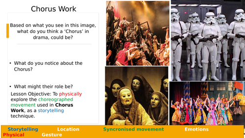Greek Chorus - Understanding and Exploration | Teaching Resources