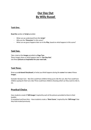 Our Day Out - Marking the Moment and more. | Teaching Resources