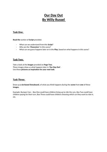 Our Day Out - Marking the Moment and more. | Teaching Resources