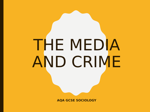 AQA Sociology Crime resources GCSE | Teaching Resources