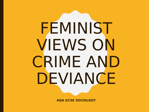 AQA Sociology Crime resources GCSE | Teaching Resources