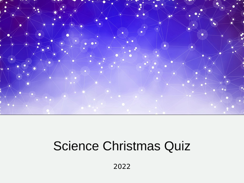 Science Christmas quiz | Teaching Resources