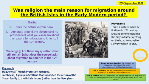AQA GCSE Migration Unit 1: Causes of migration | Teaching Resources