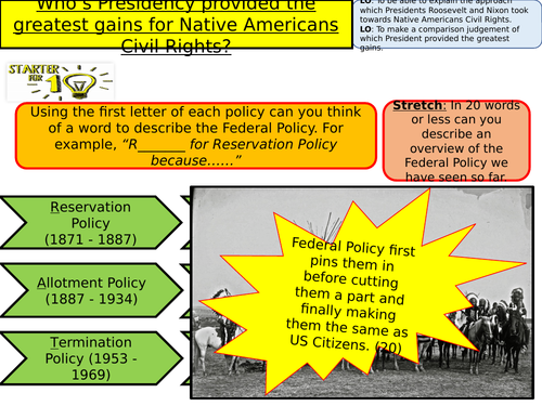 Who’s Presidency provided the greatest gains for Native Americans Civil ...