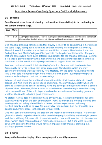 LIBF CeFS U1 Exam JAN 2023: CS2 - PREMIUM Bundle | Teaching Resources