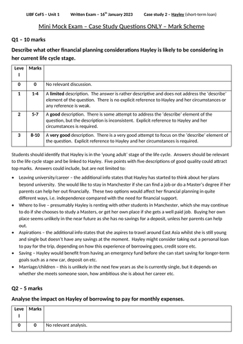 LIBF CeFS U1 Exam JAN 2023: CS2 - PREMIUM Bundle | Teaching Resources