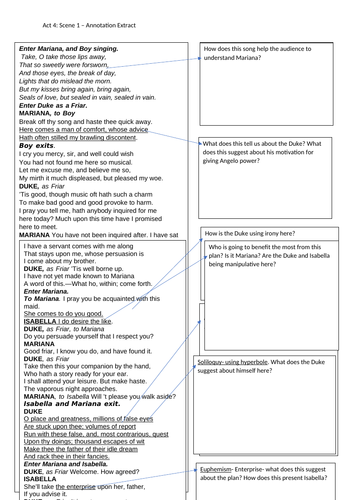 Measure for Measure - A level Full Scheme | Teaching Resources