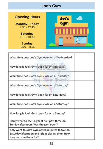 Time Workbook - Functional Skills Maths - Entry Level 3 | Teaching Resources