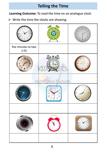 Time Workbook - Functional Skills Maths - Entry Level 3 | Teaching ...