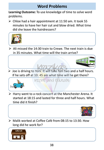 Time Workbook - Functional Skills Maths - Entry Level 3 | Teaching ...