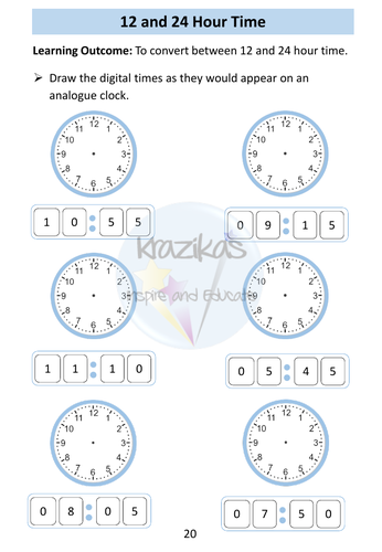 Time Workbook - Functional Skills Maths - Entry Level 3 | Teaching ...
