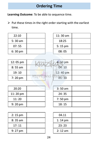Time Workbook - Functional Skills Maths - Entry Level 3 | Teaching ...