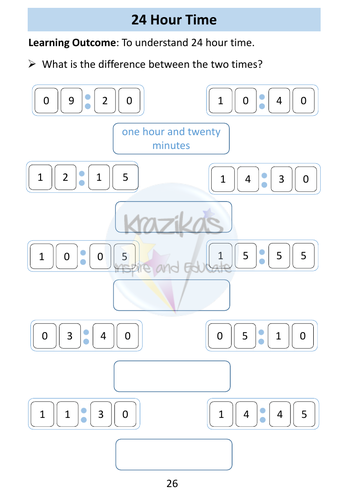 Time Workbook - Functional Skills Maths - Entry Level 3 | Teaching ...