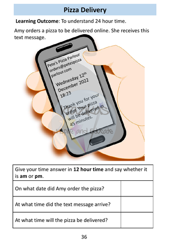 Time Workbook - Functional Skills Maths - Entry Level 3 | Teaching ...